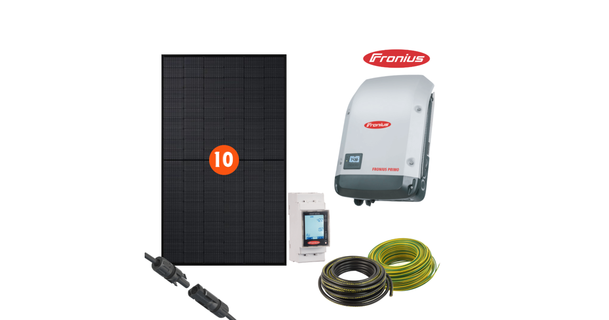 Kit solaire autoconsommation 4100Wc - Onduleur FRONIUS 4kW - monophasé