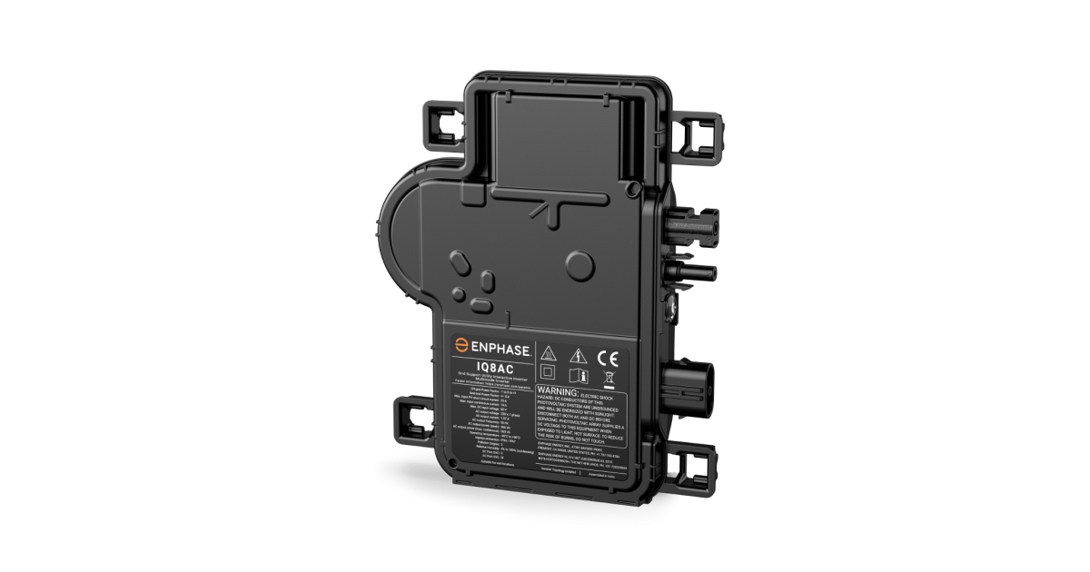 Enphase Energy - Micro-onduleur IQ8-AC - 366VA - monophasé