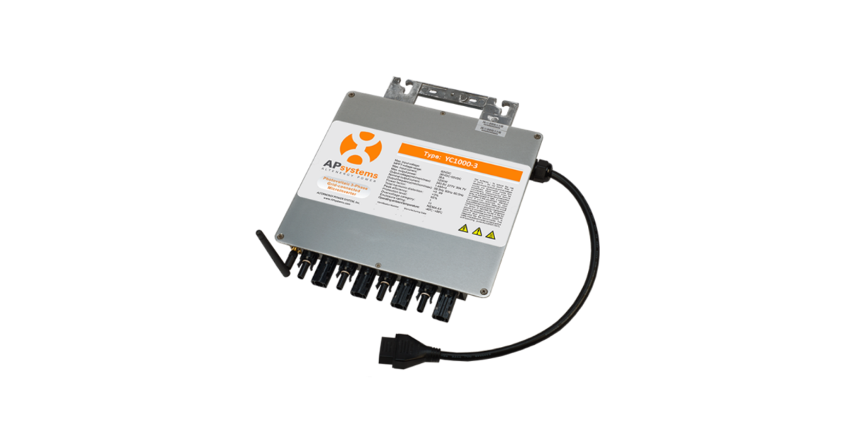 APSystems - Micro-onduleur YC1000-3 triphasé