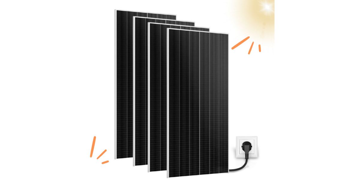 Kit solaire Plug And Play 2000 Watts Sunpower double face